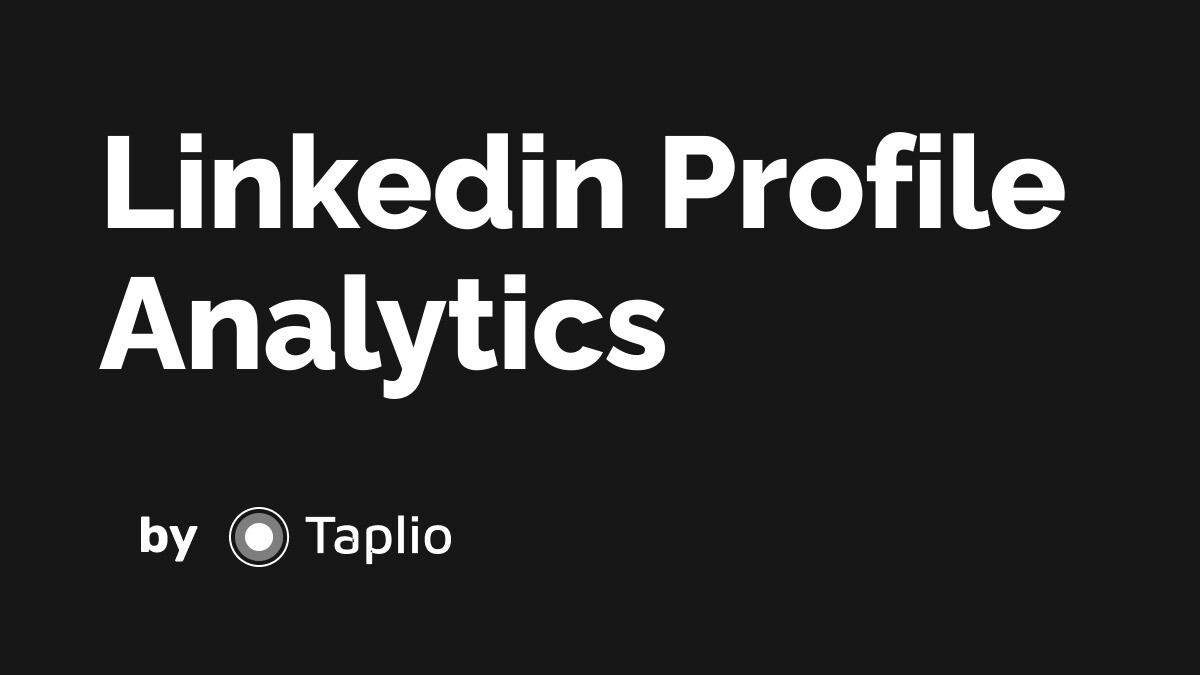 LinkedIn Analytics - Find followers' count, likes, posts and engagement of a profile